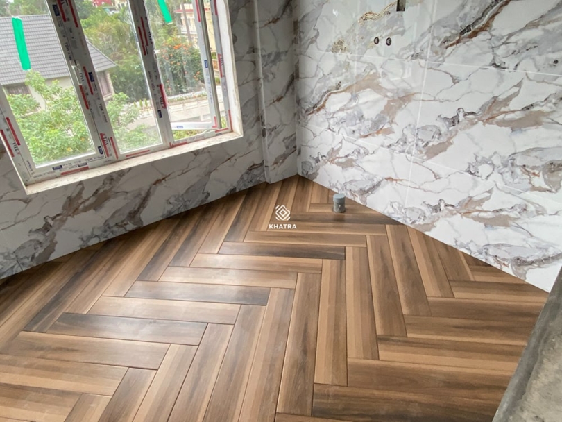 Gạch vân gỗ Walnut 105 | KHATRA