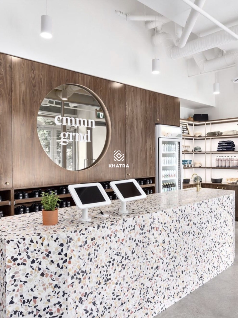 Concrete Terrazzo | Gạch bê tông đá mài | KHATRA